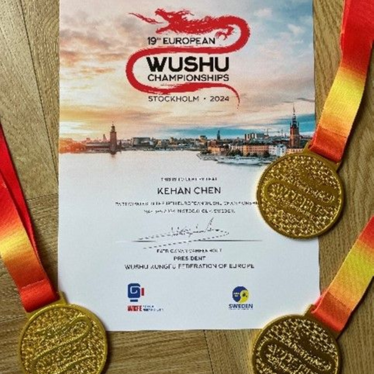 North Cestrian School - Cultural News - Kehan competes in Wushu